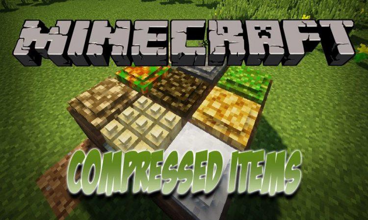 Compressed Items - сжатие предметов в блоки (1.15.1, 1.14.4, 1.13.2, 1.12.2) • Моды для Minecraft