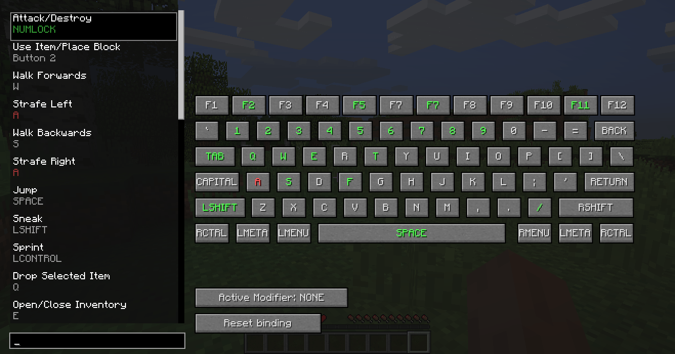 Keyboard Wizard - исправление конфликтов клавиш управления (1.12.2, 1. ...