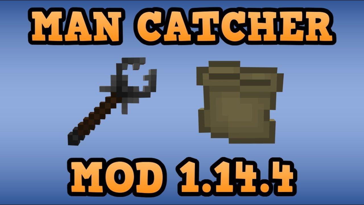 Man Catcher - инструменты для ловли мобов (1.14.4) • Моды для Minecraft