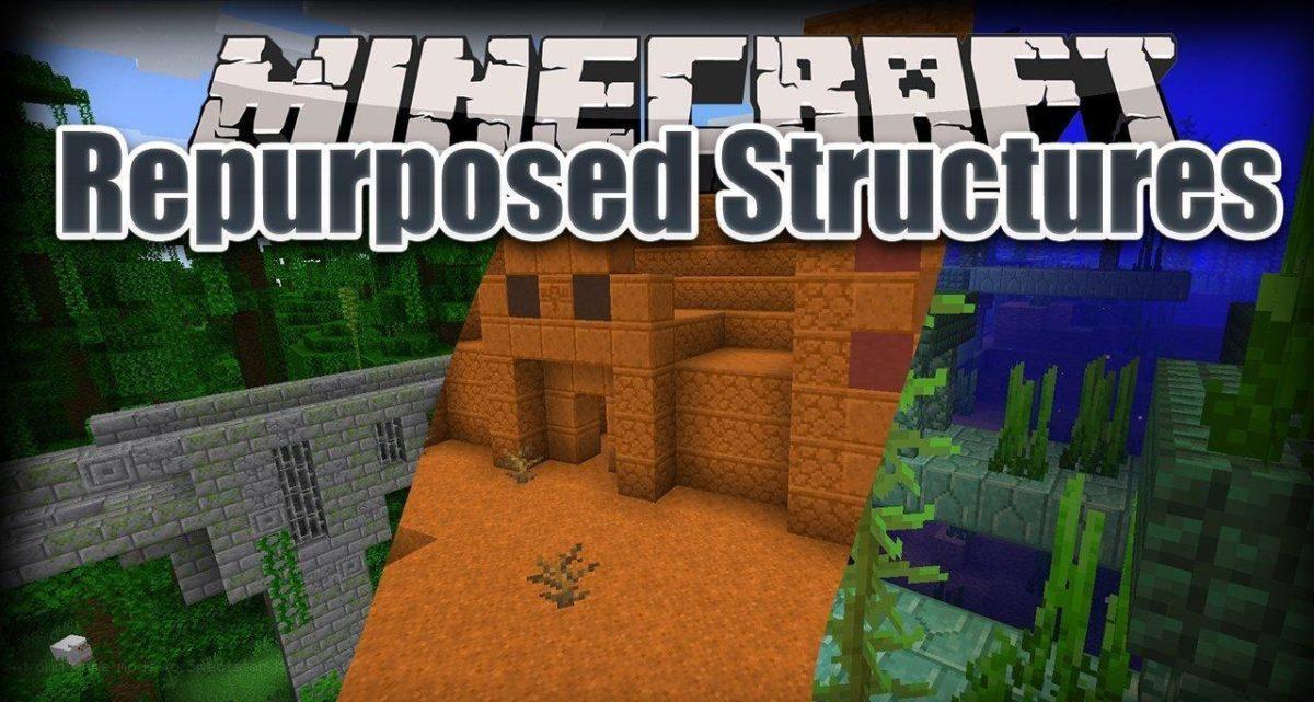 Repurposed Structures - обновленные ванильные структуры (1.16.5, 1.16.4 ...