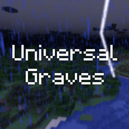 Universal Graves - "могила" игрока с его вещами (1.17) • Моды для Minecraft