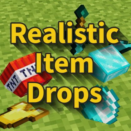 Realistic Item Drops - изменения при падении брошенных вами предметов ...